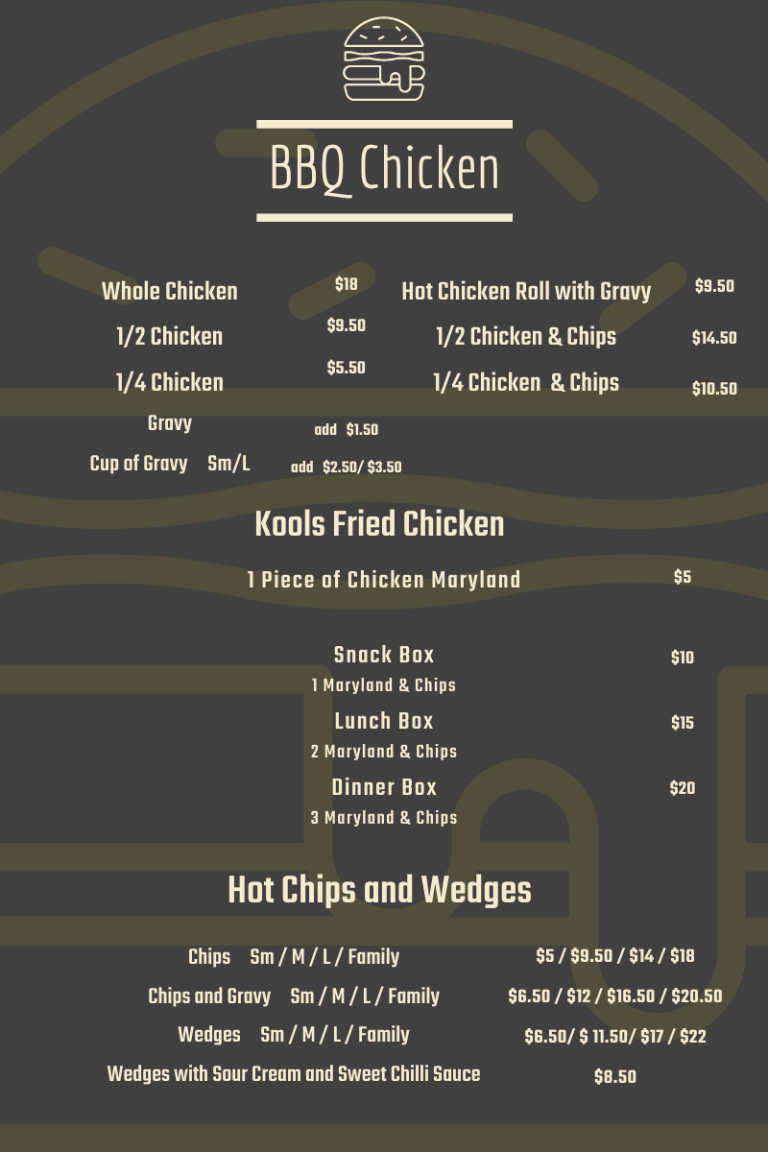 BBQ Chicken and Chips - Jim and Harry's Cafe